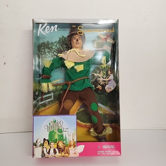 Mattel | Toys | 999 Barbie Doll Wizard Of Oz Ken As Scarecrow Mattel ...